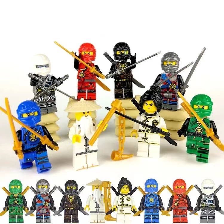 8 in 1 Ninjago minifigures tổng hợp Đồ chơi giải đố | Shopee Việt Nam