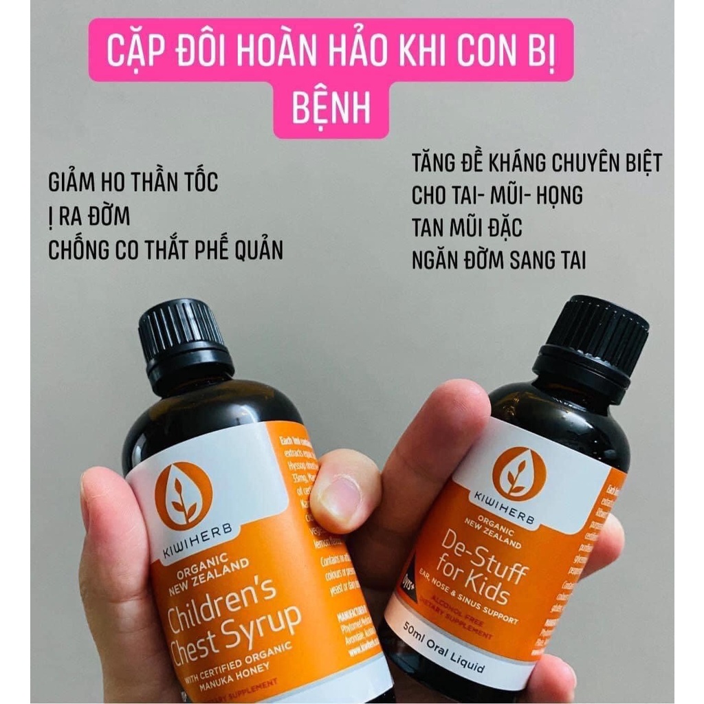 Siro ho Kiwi childrends organic chest syrup | Shopee Việt Nam