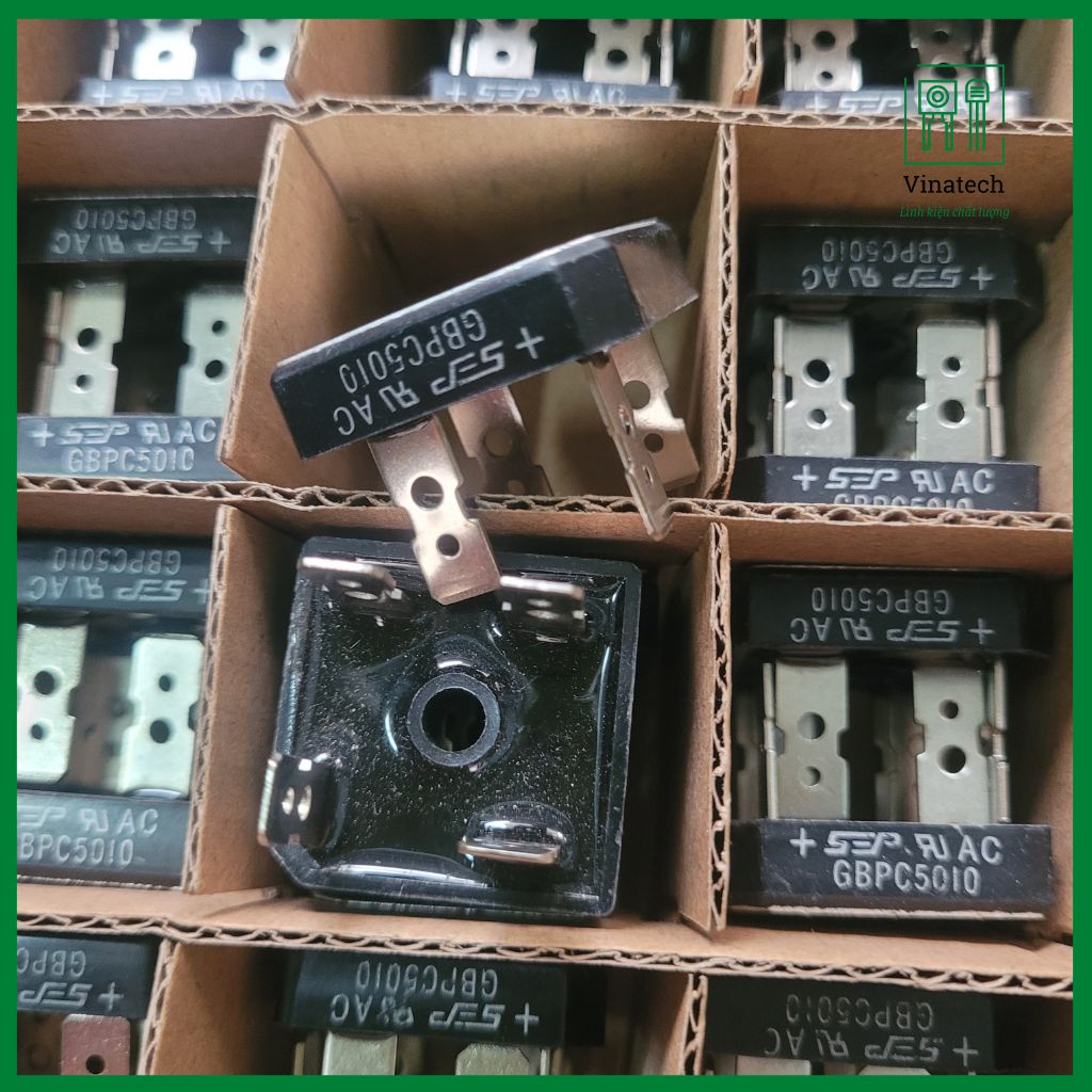 Diode cầu chỉnh lưu GBPC 5010 diode cầu 4 chân 50A 1000V hàng mới ...