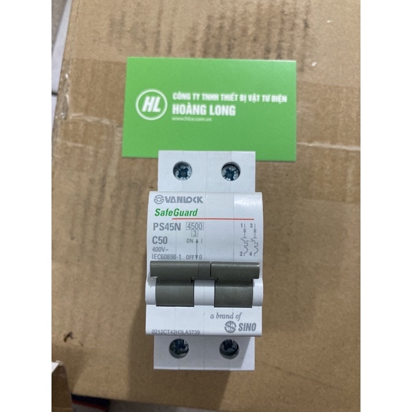 SINO - Cầu dao Aptomat CB 2P 2 Pha 2 tép Sino 10A 16A 20A 25A 32A 40A 50A 63A Cam kết chính hãng ...