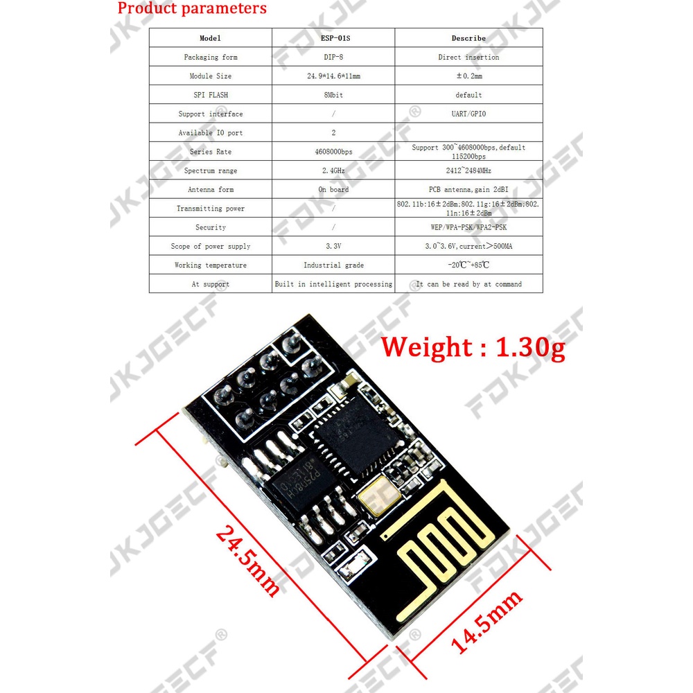 Mô Đun Phát Triển Wifi Không Dây ESP01 UART GPIO0 ESP-01 ESP8266 CH340G USB Sang ESP8266 ...