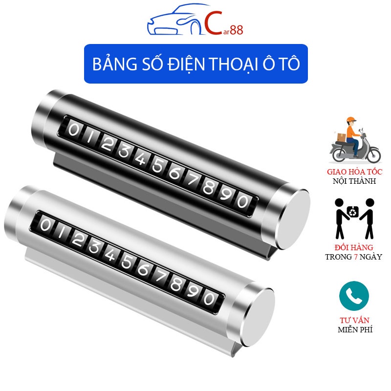 (33) Bảng Số Đỗ Xe Gắn Taplo Xe Hơi Ô Tô Dạng Gảy Số | Shopee Việt Nam