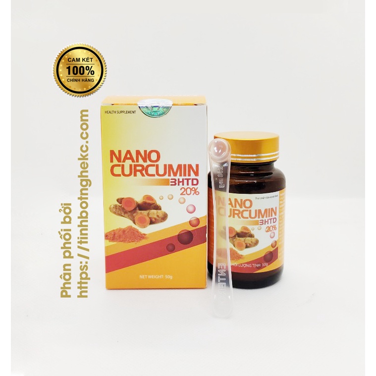 Nano Curcumin 3HTD 20% - Lọ 50g - Tinh chất nghệ nano dạng bột - Hỗ trợ ...