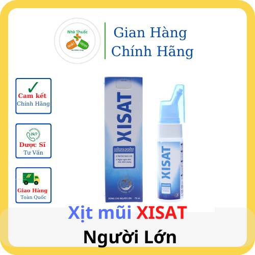 Nước Muối Biển Sâu Xisat [CHÍNH HÃNG MERAP - Xisat] - Dung Dịch Xịt Vệ ...