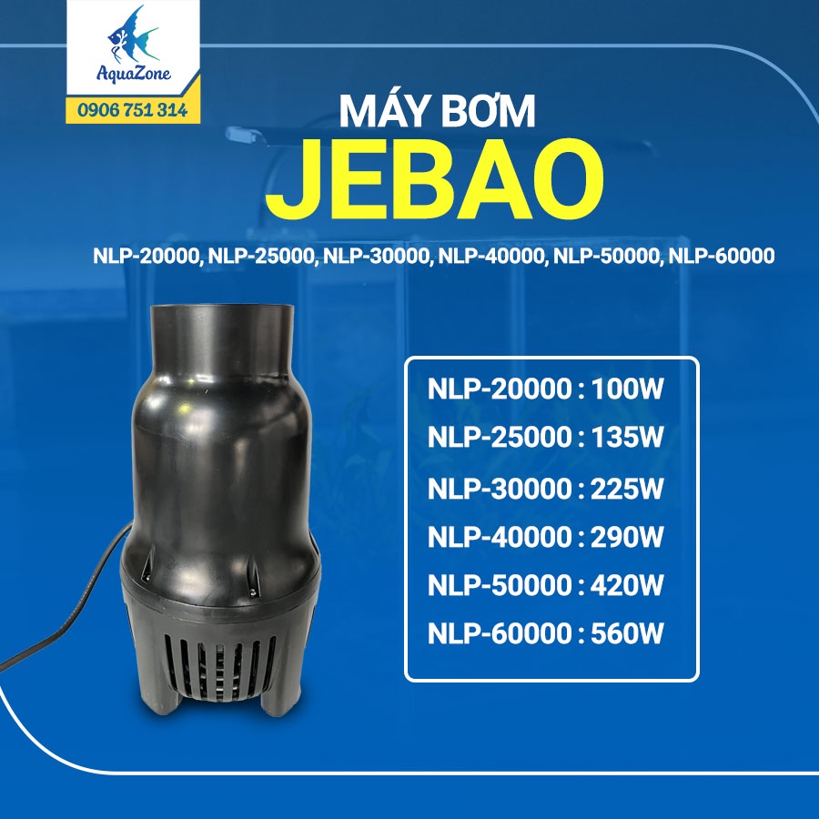 Máy bơm Jebao NLP 20000 - 60000 lưu lượng lớn, hoàn hảo cho ao và thác nước | Shopee Việt Nam