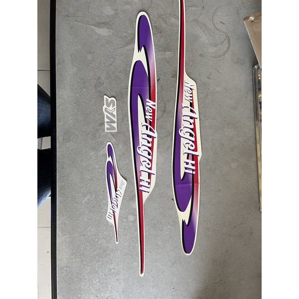 Bộ tem xe angel hi sym | Shopee Việt Nam