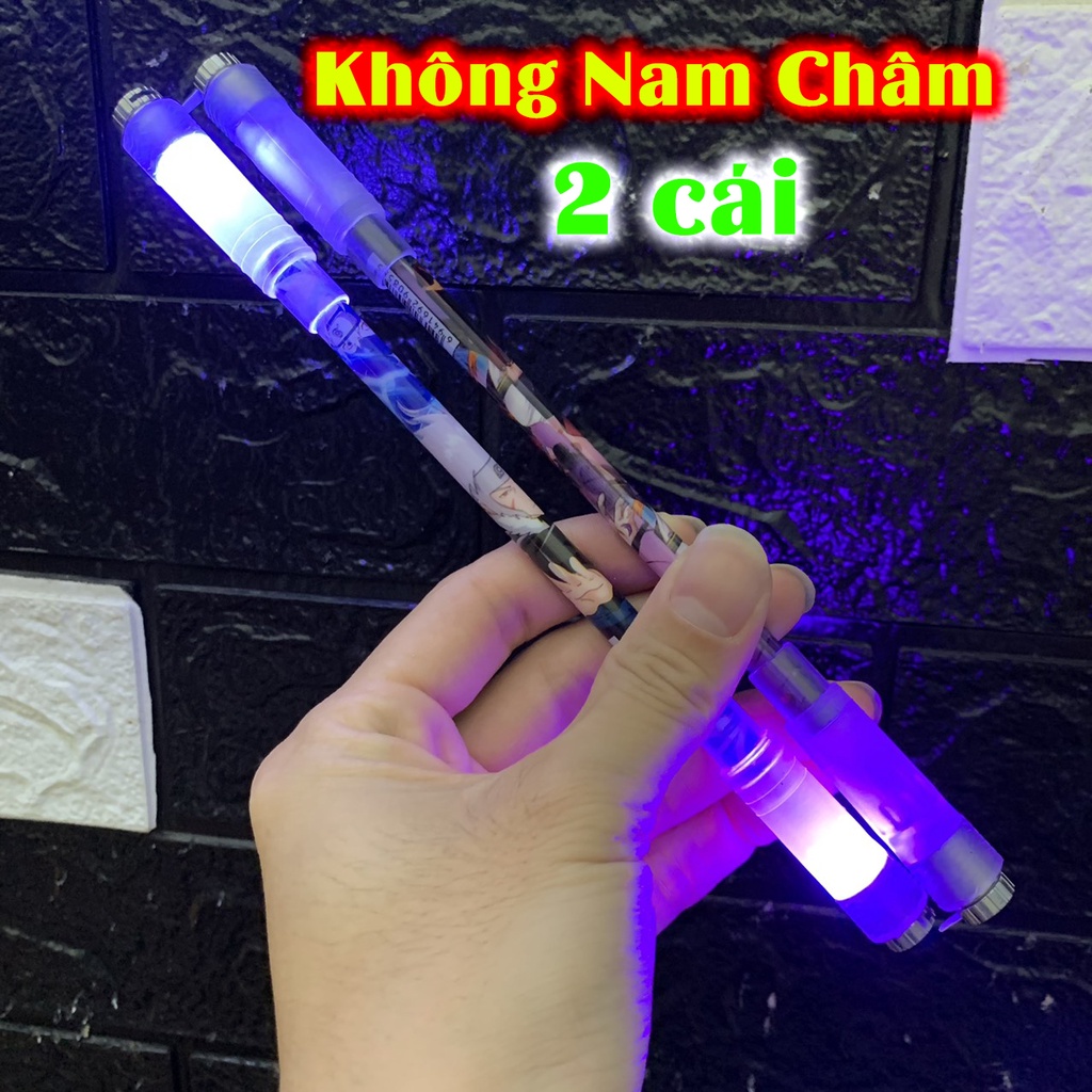 BÚT QUAY PHÁT SÁNG ( ĐÈN LED TỰ ĐỔI MÀU ) | Shopee Việt Nam
