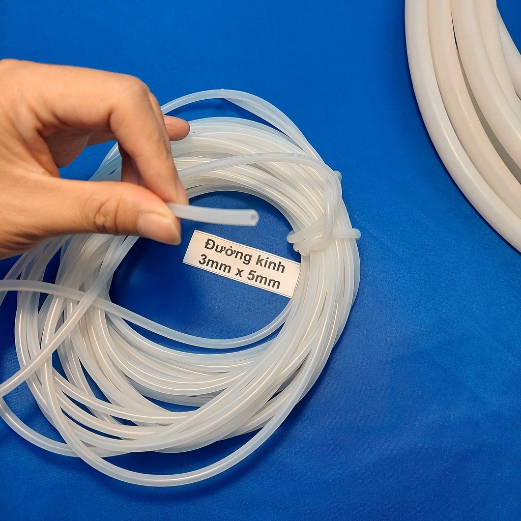 Ống tio silicon chịu nhiệt độ cao ống silicone phi 1, 2, 3, 4, 5, 6, 7, 8, 9, 10, 12, 14, 15 ...