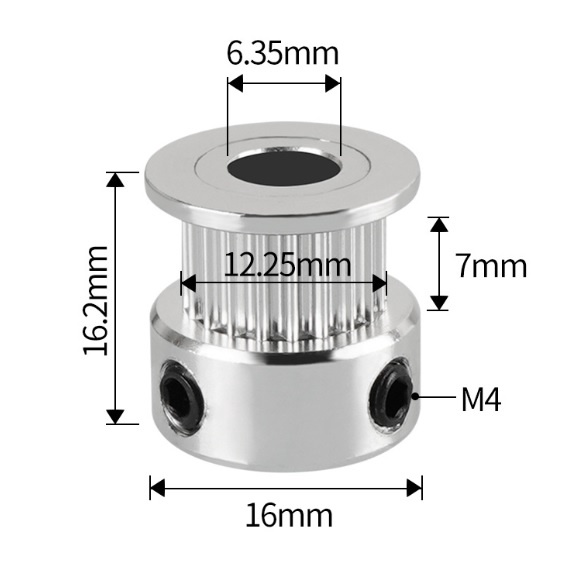 Puly GT2 các loại 16 20 30 36 40 60 răng - Lỗ 5mm và 8mm | Shopee Việt Nam