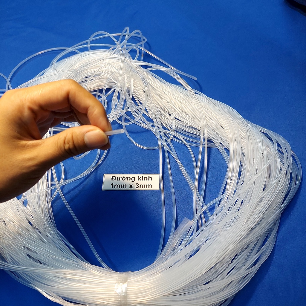 Ống tio silicon chịu nhiệt độ cao ống silicone phi 1, 2, 3, 4, 5, 6, 7, 8, 9, 10, 12, 14, 15 ...