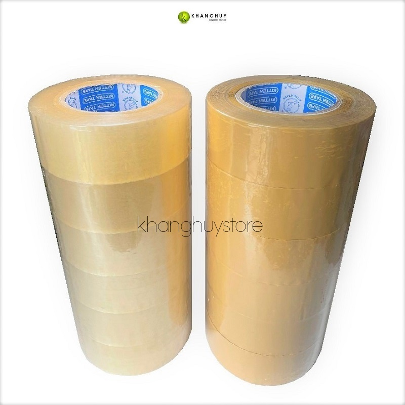 Băng keo opp đục trong khổ 4.8cm 1cây 6cuộn nặng 2.4kg dán hàng hóa đóng thùng | Shopee Việt Nam