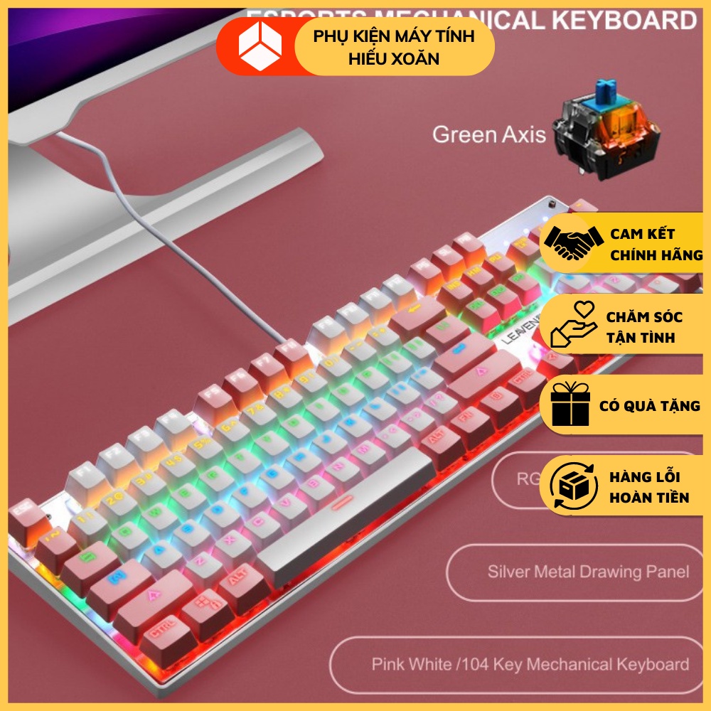 Bàn Phím Cơ Máy Tính K660, Bàn Phím Gaming Crack K660 Led Rgb Blue Switch Loại 104 Phím | Shopee ...