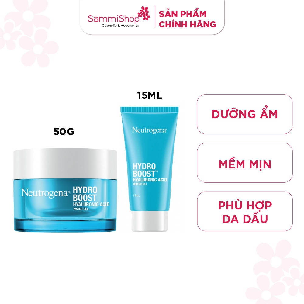 Neutrogena Kem Dưỡng Cấp ẩm Hydro Boost Hyaluronic Acid Water Gel