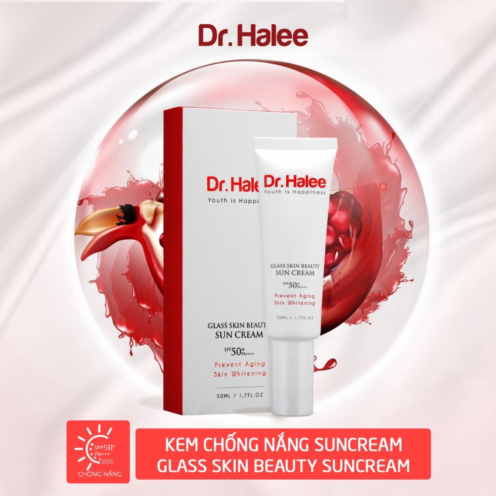 Kem chống nắng nâng tone Dr.Halee Sun Cream 50ml SPF50+ / PA++++ bảo vệ ...