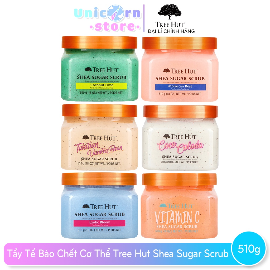[Chính Hãng] Tẩy Tế Bào Chết Cơ Thể Tree Hut Shea Sugar Scrub 510g ...