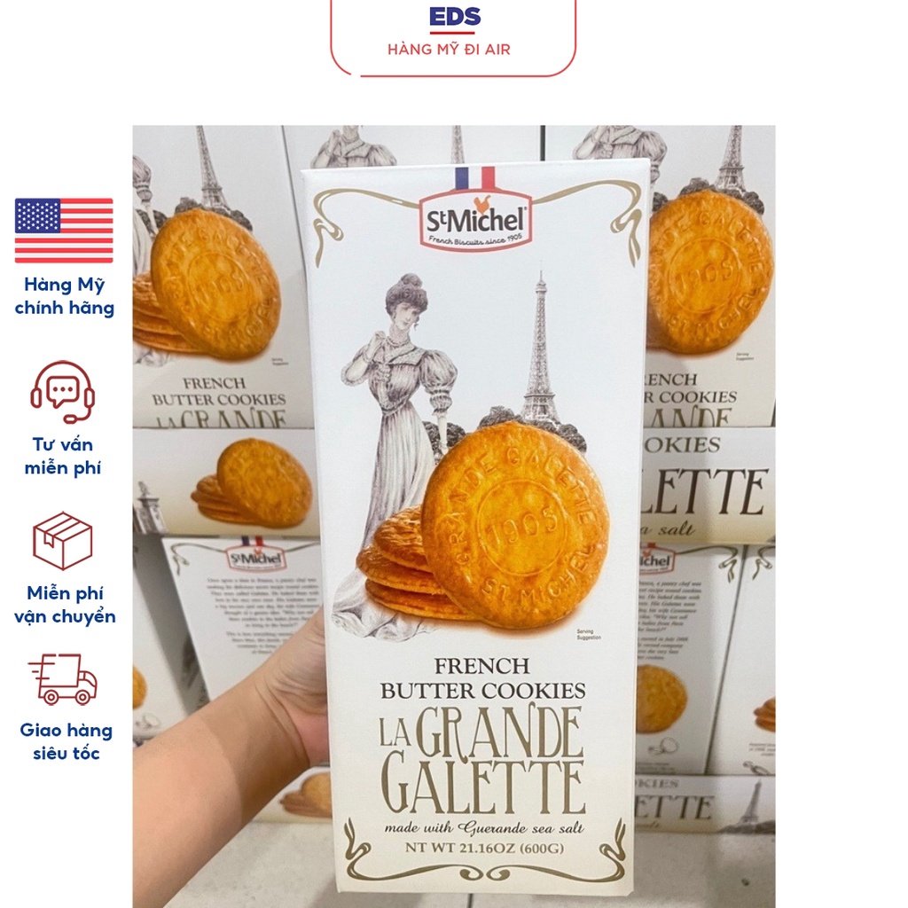 Bánh quy bơ Pháp date 3/2025 La Grande Galette French Butter Cookies ...