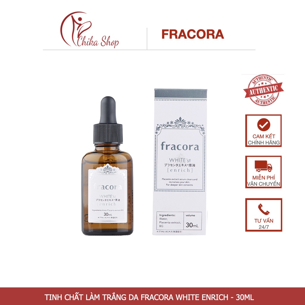SERUM FRACORA WHITE'ST PLACENTA EXTRA ENRICH - TĂNG CƯỜNG DƯỠNG TRẮNG ...
