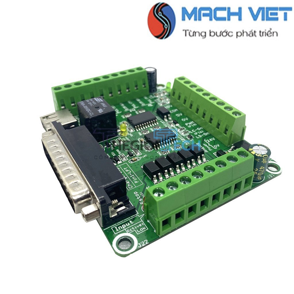 Mạch BOB Mach3 CNC V1.3.3 – Charge Pump, 3D Laser Engraving Mạch Việt ...
