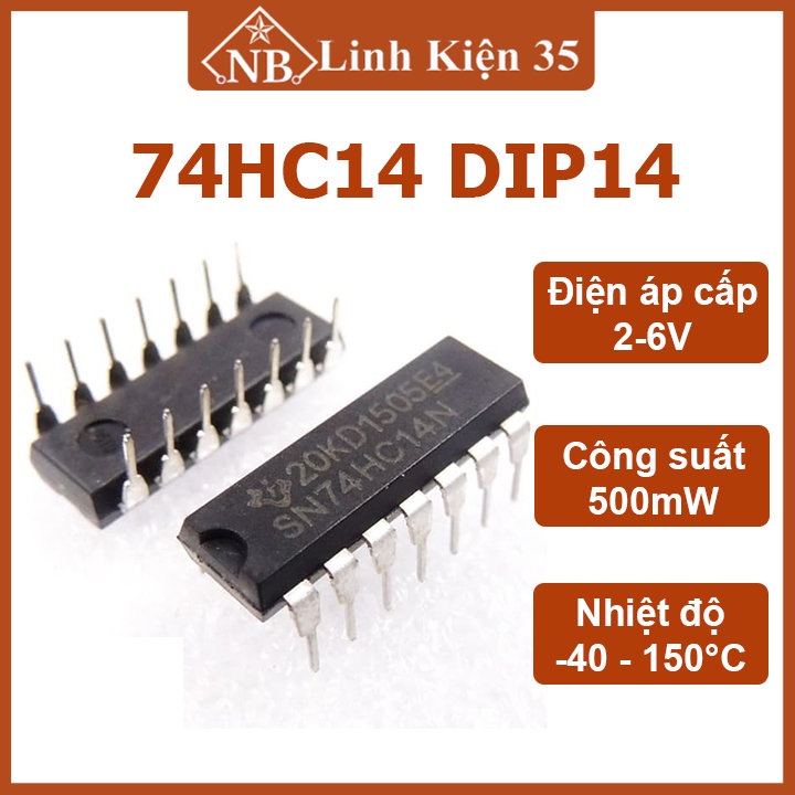 IC 74HC14 DIP14 - IC chuyển mạch Trigger | Shopee Việt Nam