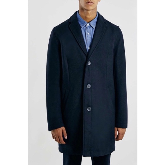 [Đã Sử Dụng] Áo Khoác Dạ Dáng Dài Cổ Vest - Overcoat của Topman màu ...
