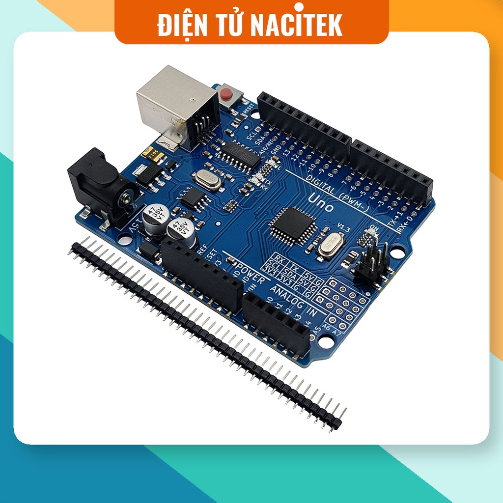 [NSHOP] Arduino UNO R3 LGT8F328P SMD chip dán (kèm cáp) | Shopee Việt Nam