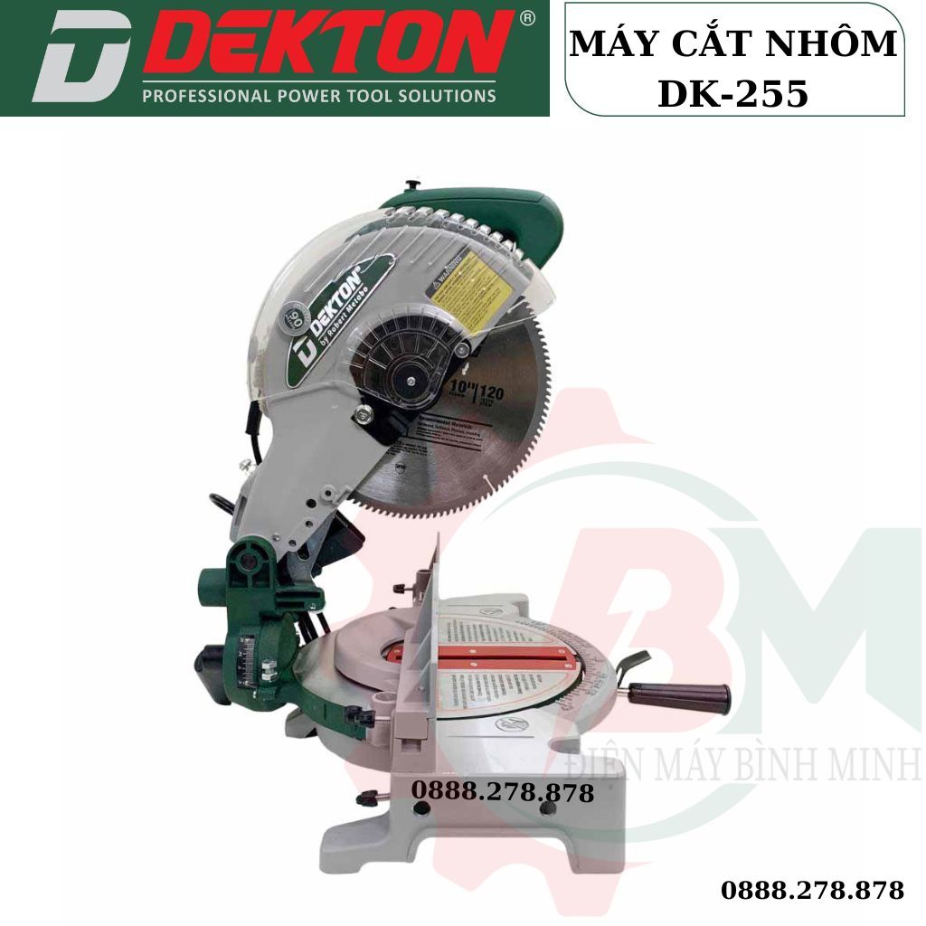 Máy cắt nhôm Dekton DK-255 - lưỡi 255mm - công suất 1800W - có cắt nghiêng | Shopee Việt Nam
