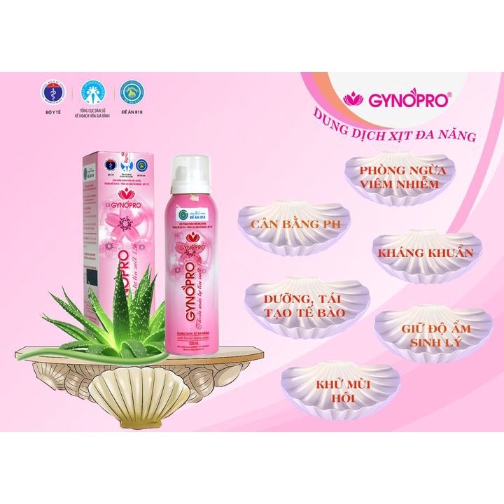 GYNOPRO Đề án 818 BYT - Dung dịch vệ sinh đa năng Gyno Pro | Shopee ...