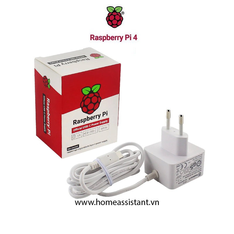 Nguồn Adapter Cho Raspberry Pi 4 Type C (5.1V/3A) | Shopee Việt Nam