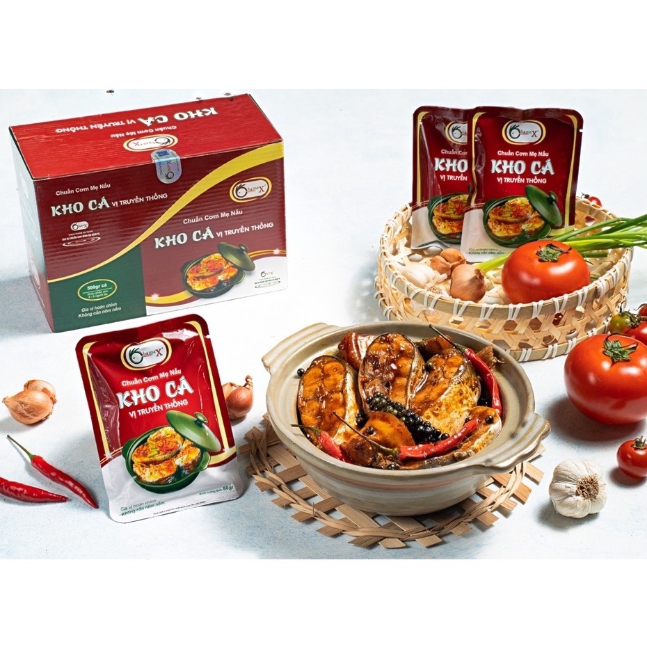 Gia Vị Hoàn Chỉnh Kho Cá CHIMAX Chuẩn Cơm Mẹ Nấu 80 G Dùng Cho 4-5 ...