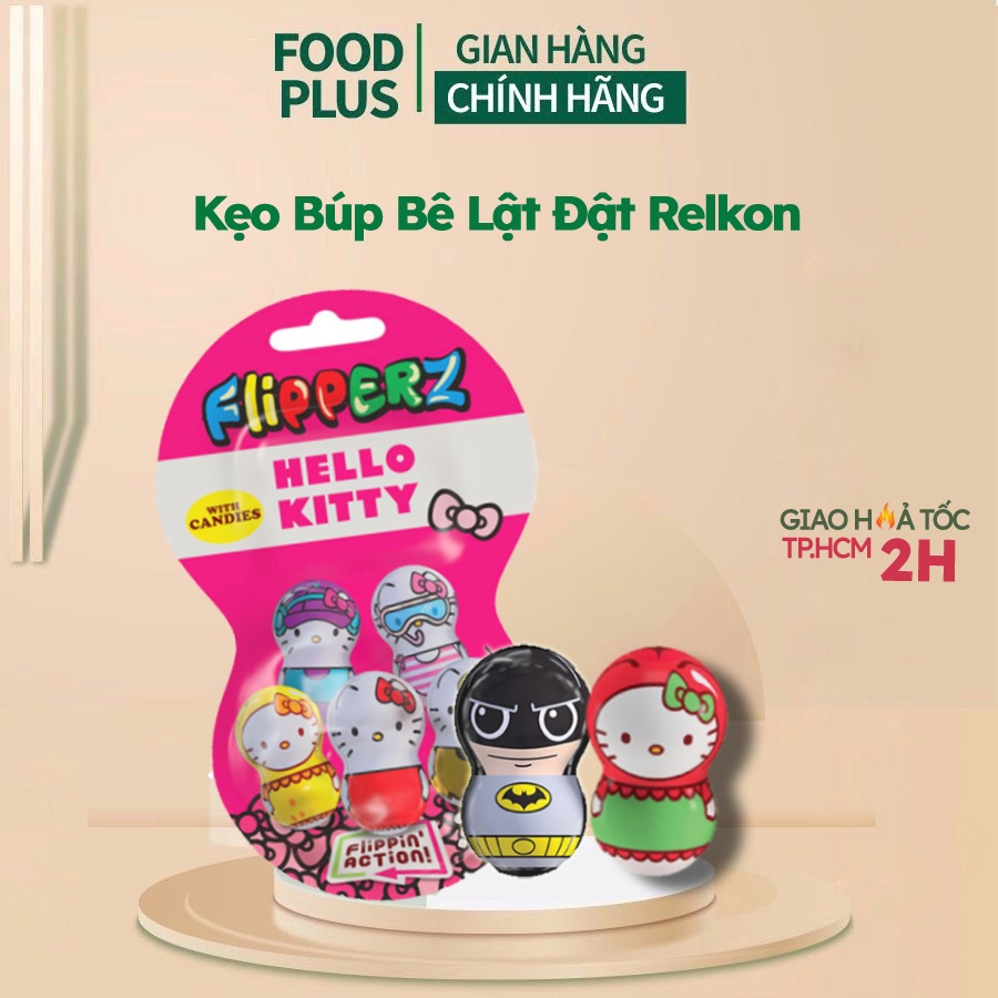 Kẹo ngọt có Búp Bê Lật Đật Hello Kitty/PJ Masks thương hiệu Relkon bộ ...