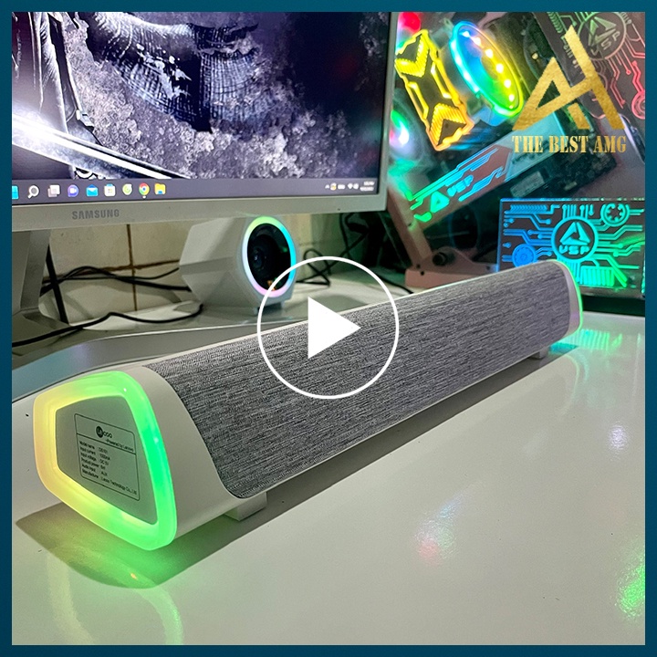 Loa Thanh Soundbar Bluetooth Đèn Led RGB Lenovo DS101 Màu Trắng - Loa ...