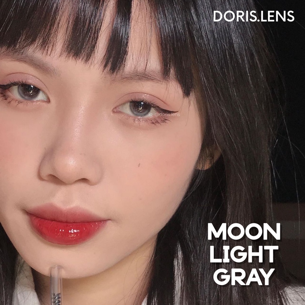 Kính Áp Tròng DORIS.LENS - MOON GRAY Không Giãn 13.8mm Lens Mắt Xám Tự ...