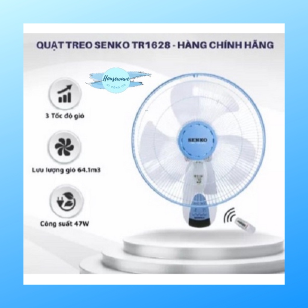 Senko_Quạt treo tường Senko TR1628 - Hàng Chính Hãng | Shopee Việt Nam