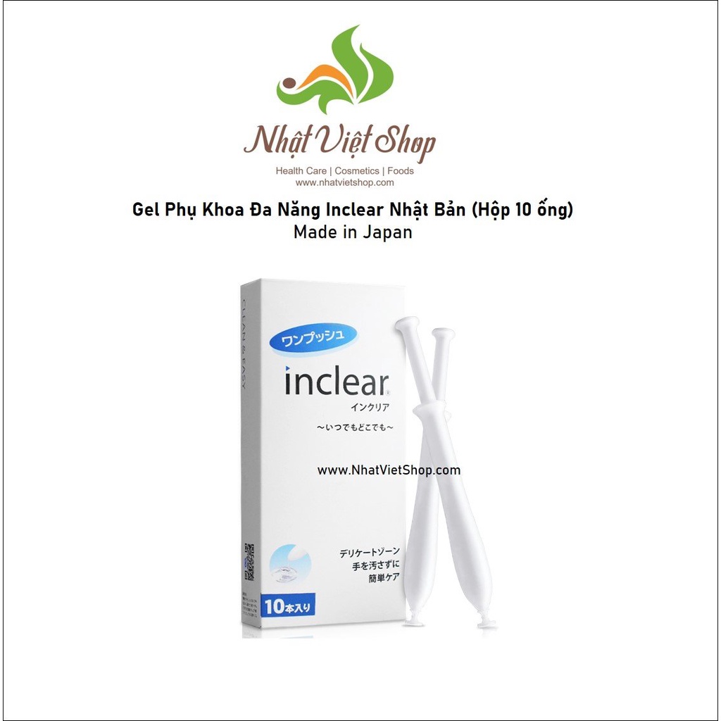 Gel Phụ Khoa Đa Năng Inclear Nhật Bản (Hộp 10 ống) | Shopee Việt Nam