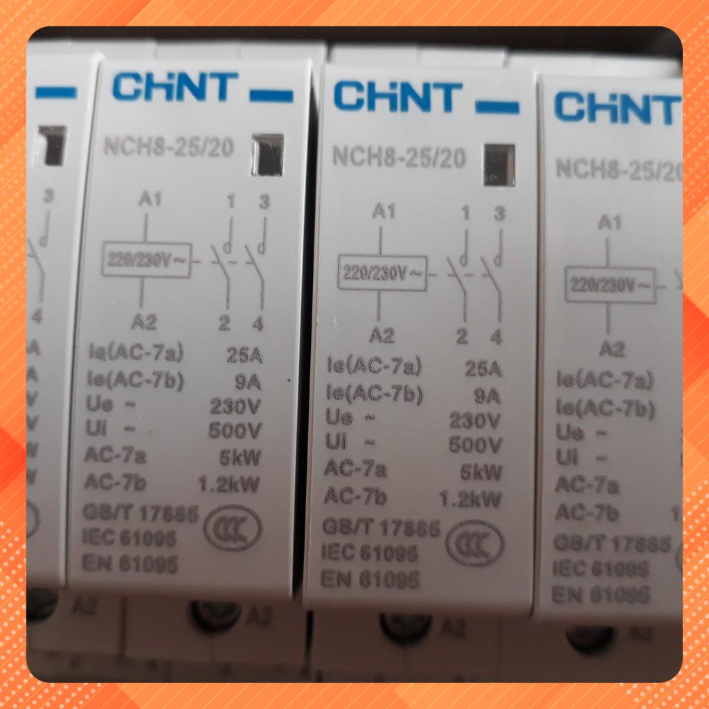 Khởi động từ 1 pha CHINT NCH8-25/20 NCH8-40/20 NCH8-63/20 25A 40A 63A 220V | Shopee Việt Nam