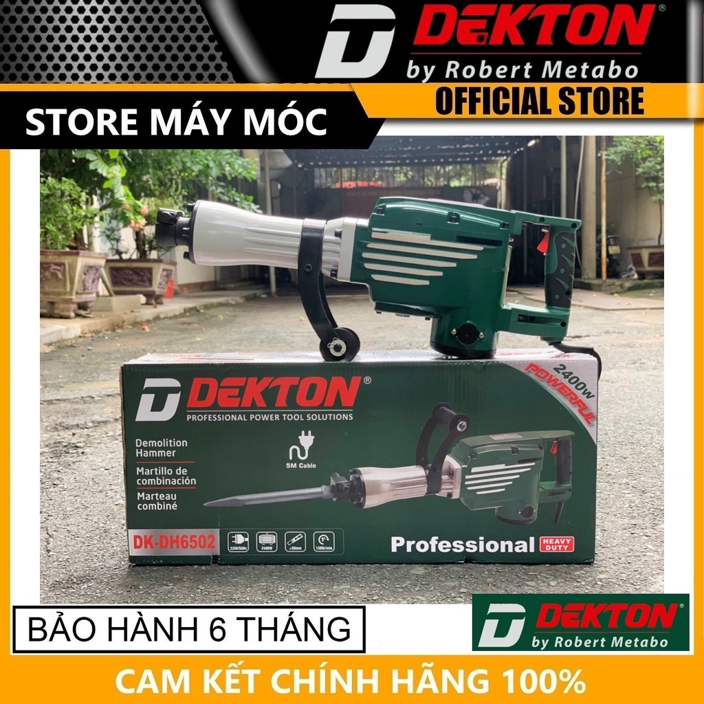 MÁY ĐỤC BÊ TÔNG 2400W 30MM DEKTON DK-DH6502 - HÀNG CHÍNH HÃNG | Shopee Việt Nam