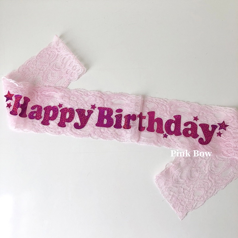 Băng Đeo chéo người bằng Vải Happy Birthday/ HPBD/ Birthday Girl - Boy ...