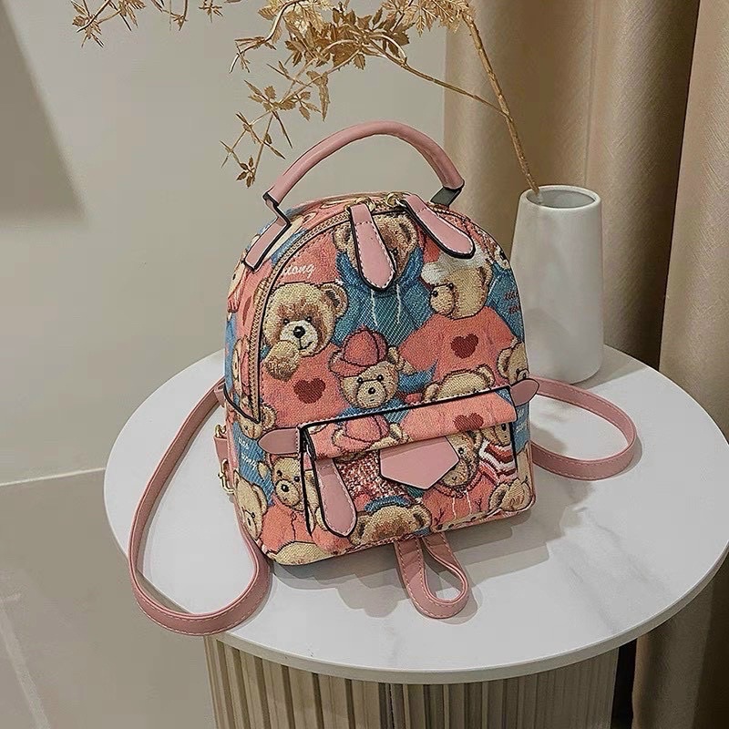 balo nữ , balo mini gấu tim hồng cute dễ thương rẻ và đẹp cho mẹ và bé ...
