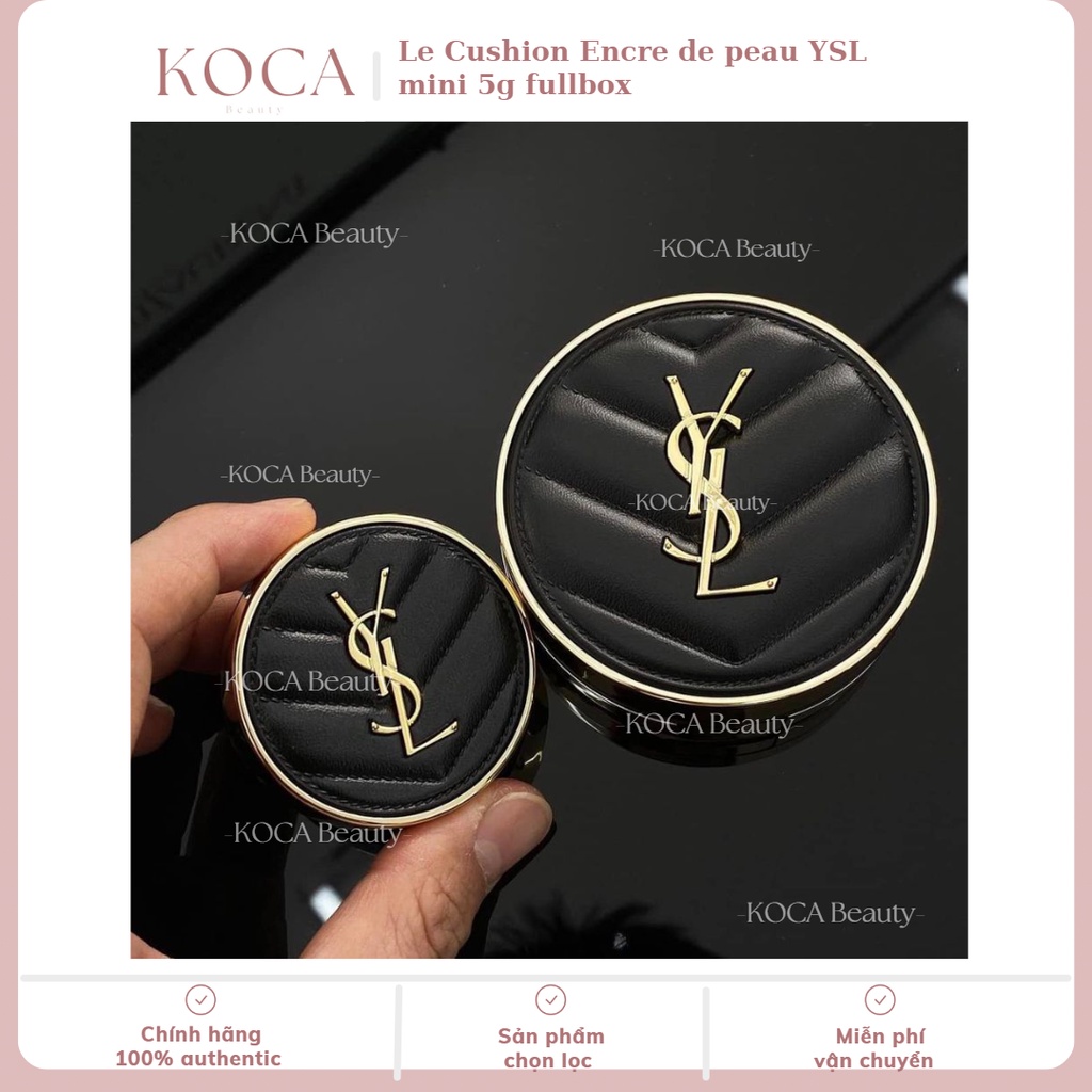 [YSL duty free SALE] Cushion vỏ da Le Encre de peau YSL Tone 20 mini 5g ...
