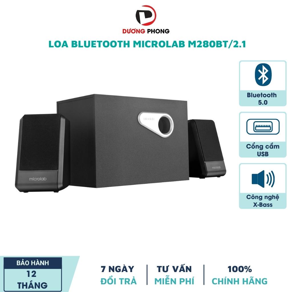 Loa Microlab M280BT 2.1 Công suất 42W RMS Có Bluetooth 5.0, khe cắm USB - Hàng chính hãng ...