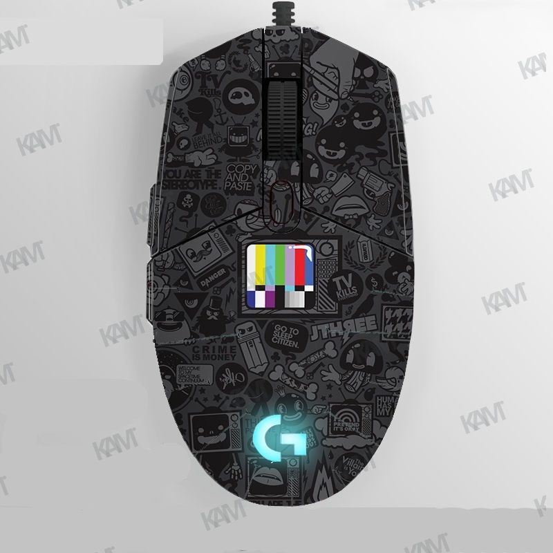 Kam For Logitech G304 mouse skin chống mồ hôi nhãn dán đàn hồi chống ...