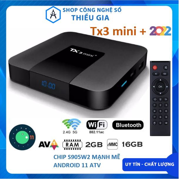 Android TV Box TX3 mini Plus 2022 - Wifi Dual 2.4/5GHz - Android 11 ATV ...