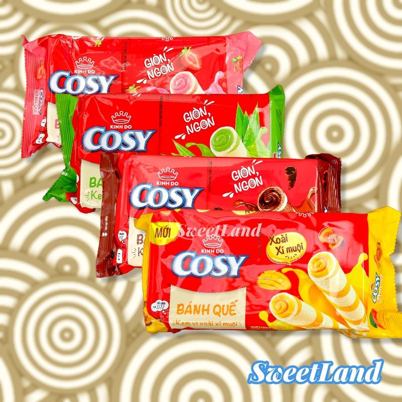 Bánh quế Cosy Kinh Đô 117,6g 4 vị lựa chọn | Shopee Việt Nam