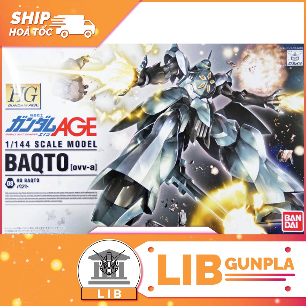 Mô hình lắp ráp Gundam HG AGE 1/144 Baqto | Shopee Việt Nam