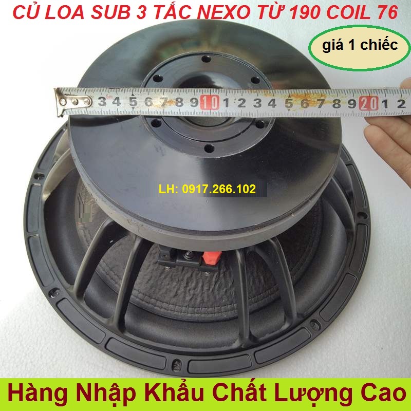 LOA SUB 30 TỪ 190 COIL 76mm KHUNG NHÔM - GIÁ 1 CHIẾC - CỦ BASS SUB 3 TẤC | Shopee Việt Nam