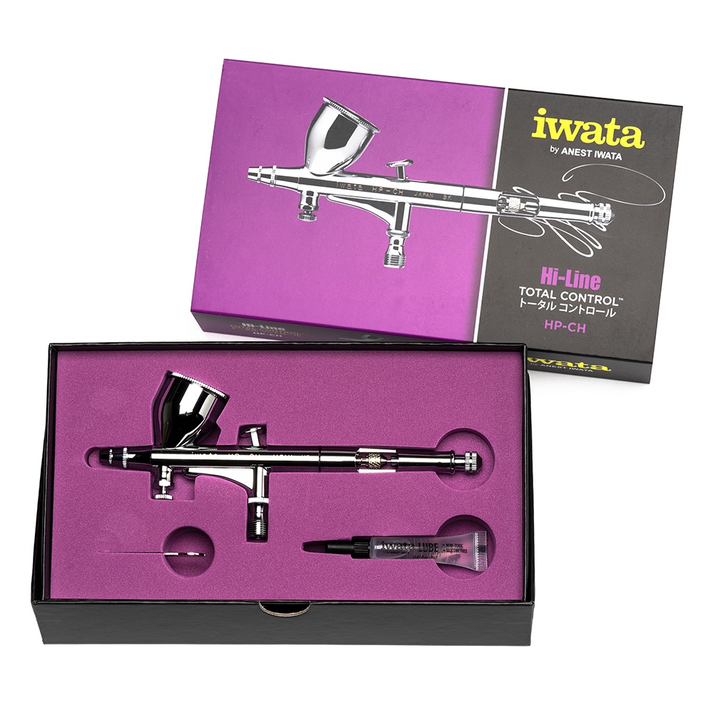 AIRBRUSH - ANEST IWATA - HI-LINE HP-CH GRAVITY FEED DUAL ACTION AIRBRUSH | Shopee Việt Nam
