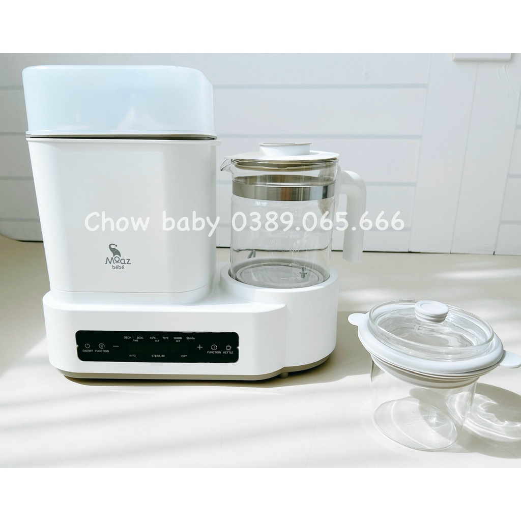 [Chính Hãng] MÁY TIỆT TRÙNG SẤY KHÔ VÀ ĐUN NƯỚC ĐA NĂNG MOAZ BÉBÉ MB031 | Shopee Việt Nam
