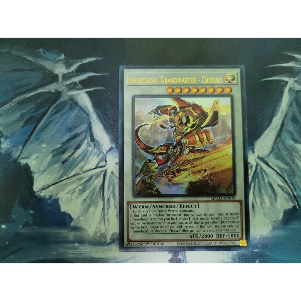 Thẻ bài Yugioh - TCG - Swordsoul Grandmaster - Chixiao / MAMA-EN038 ...