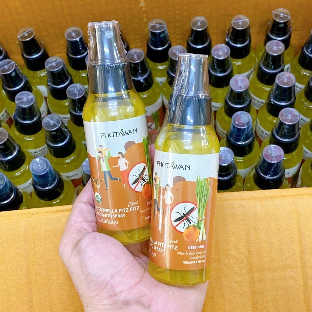 [100% Thái] Chai xịt chống muỗi PHUTAWAN Thái Lan | Shopee Việt Nam
