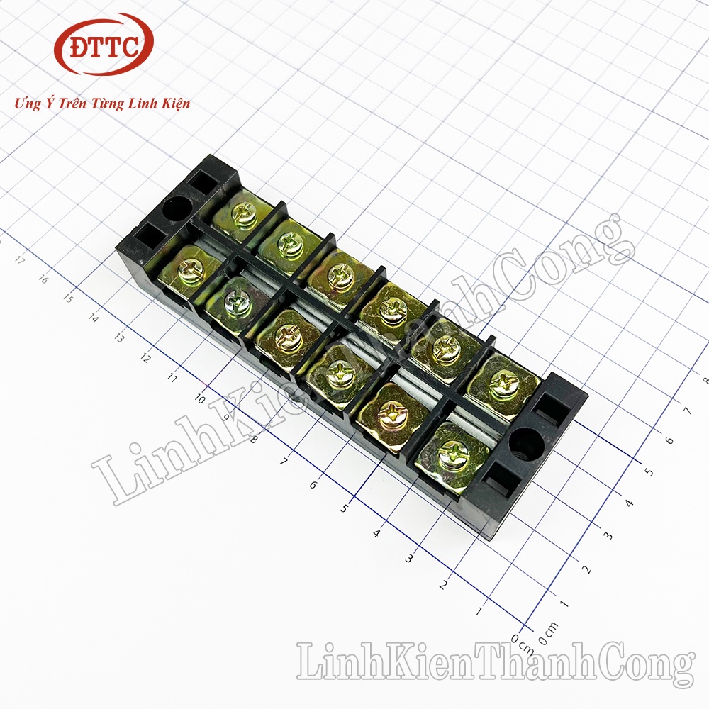 Cầu Đấu Domino 600V 45A 3P TB-4503, 4P TB-4504, 6P TB-4506, 10P TB-4510, 12P TB-4512 | Shopee ...